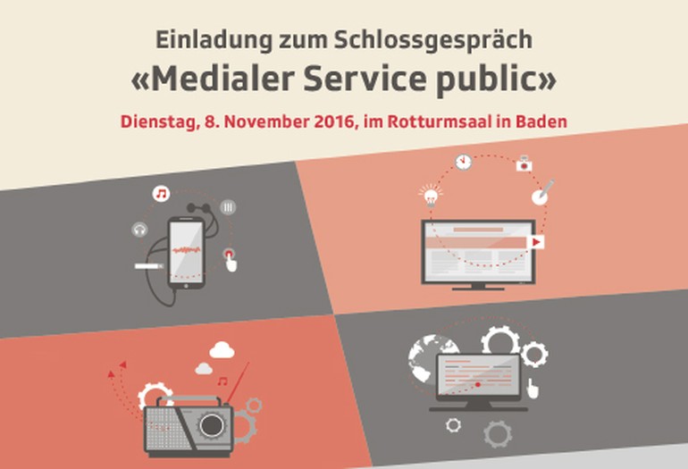 Schlossgespräch zum medialen Service public - Agenda | SRG Deutschschweiz